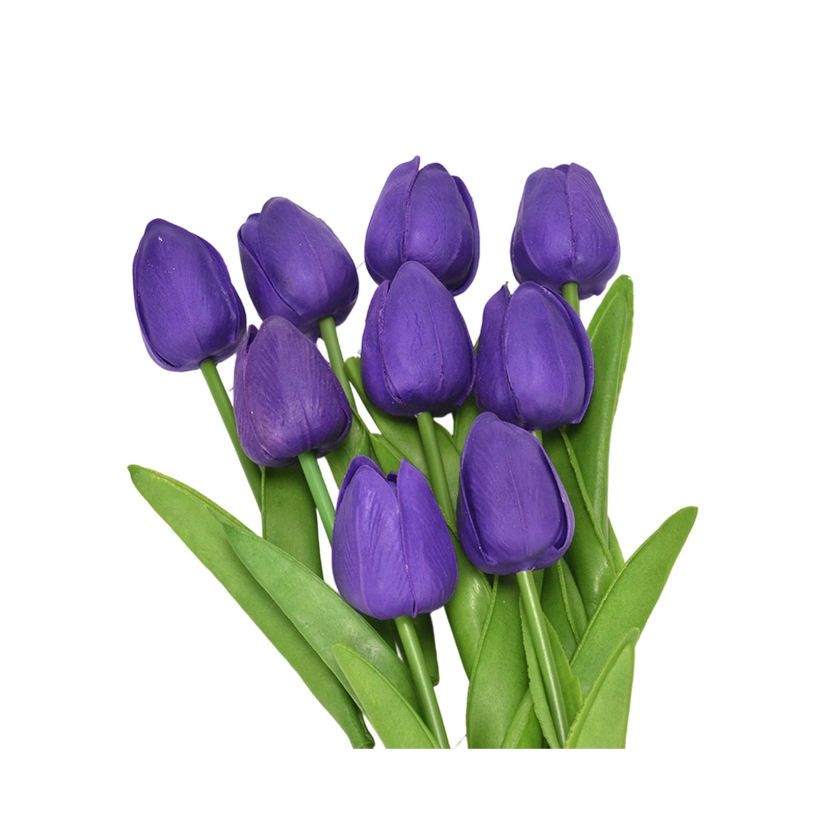 Artificial Tulip Bouquet Faux Tulips Flowers Stem For Home Garden ...