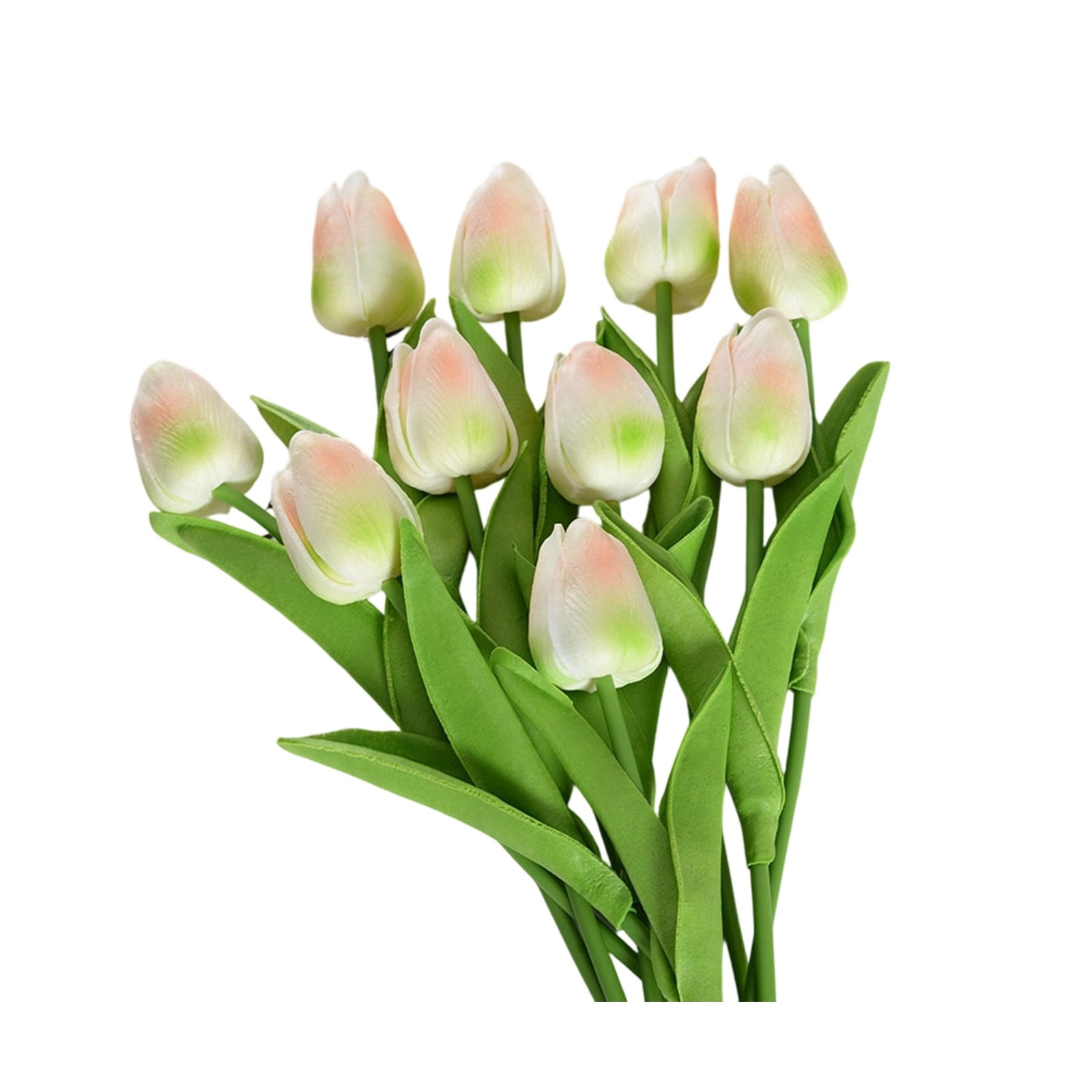 Artificial Tulip Bouquet Faux Tulips Flowers Stem For Home Garden ...