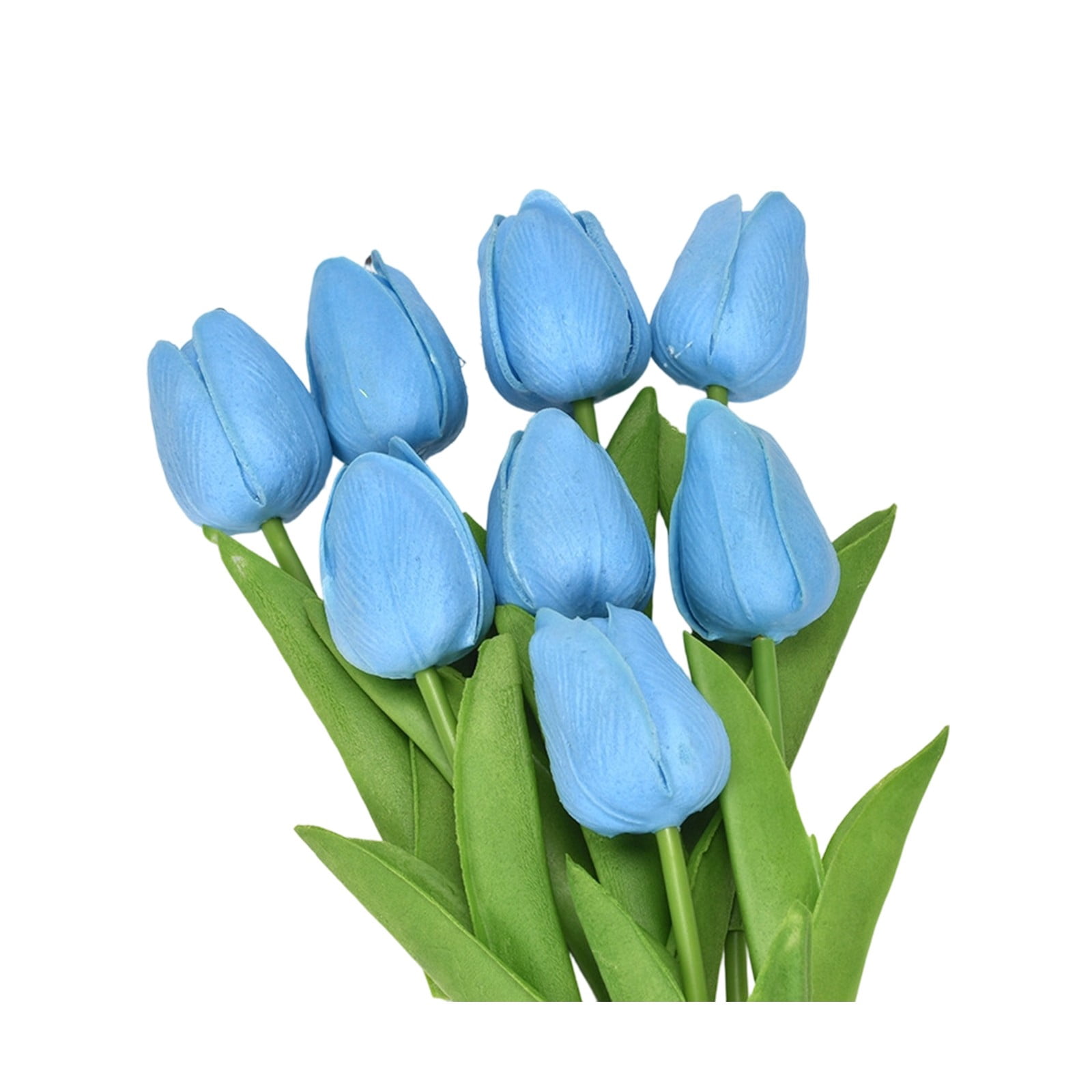 Artificial Tulip Bouquet Faux Tulips Flowers Stem For Home Garden ...