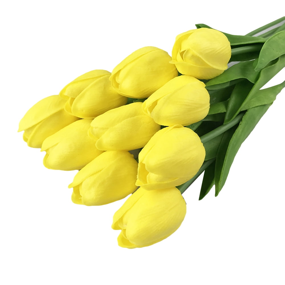 Artificial Tulip Fake Holland Mini Tulip Real Touch Flowers for Wedding ...