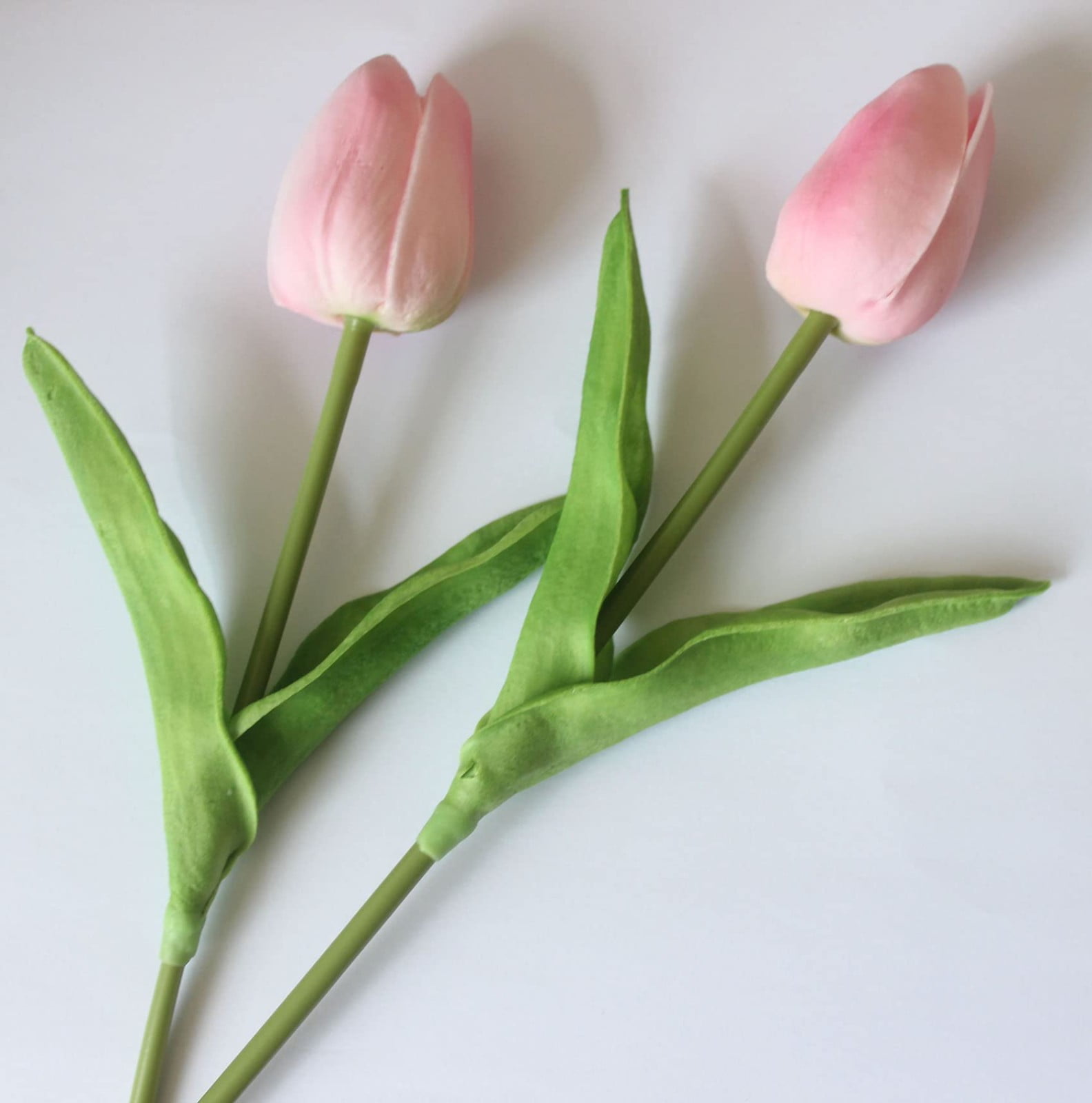 Artificial Tulip Flower Stem Single Realistic PU Tulip with Bendable WireforDIY Bouquet Wedding ...
