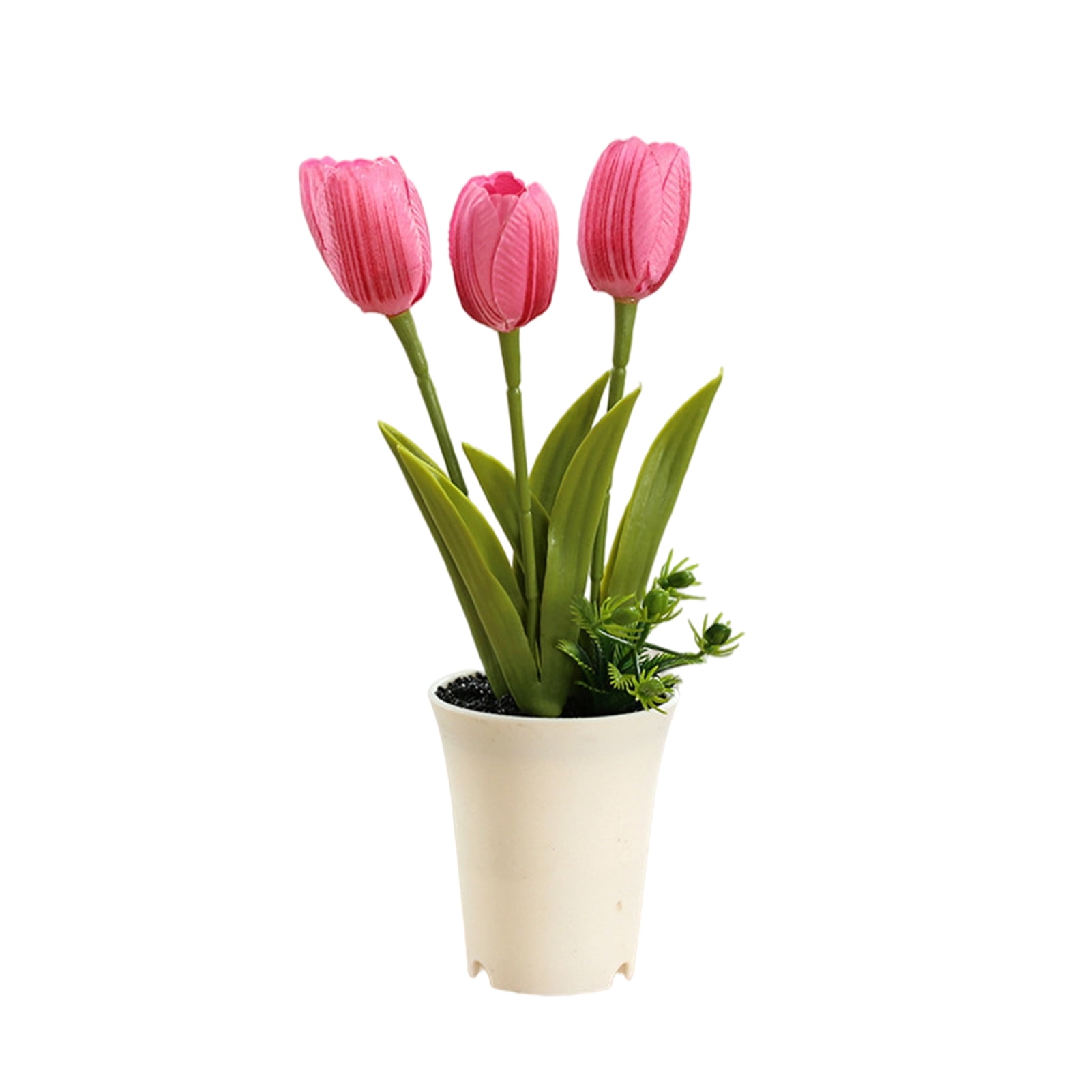 Artificial Tulip Flowers Real Touch Tulips Fake PU Tulip Flower Bouquet ...