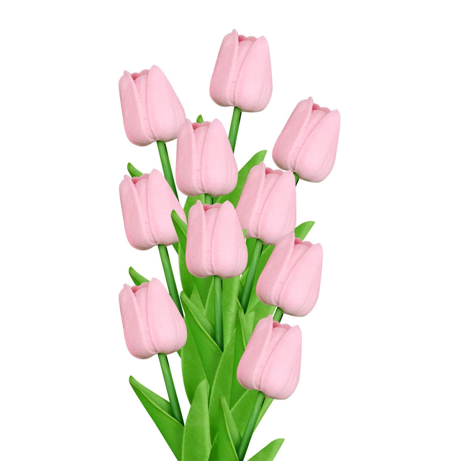 Artificial Tulip Home Garden Wedding Flower Arrangement Desktop Decor ...