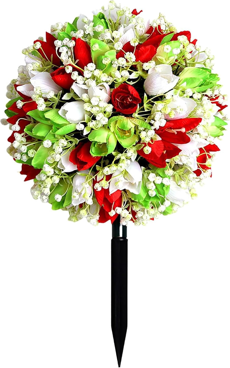 Artificial Tulips Topiary Balls Trees for Outdoor Fake Colorful Tulips ...