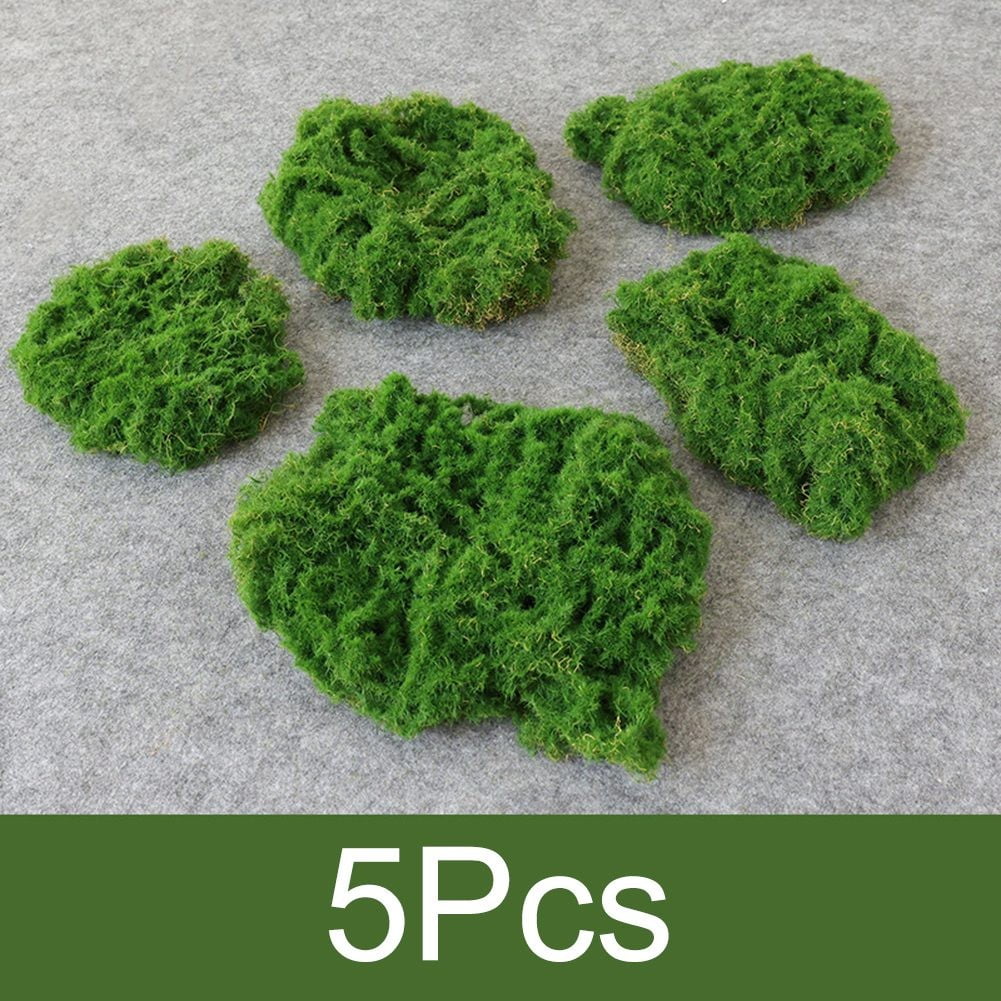 Artificial Turf Flocking Ornaments Turf Lawn 20X20/30X30/40X60Cm--Dark ...