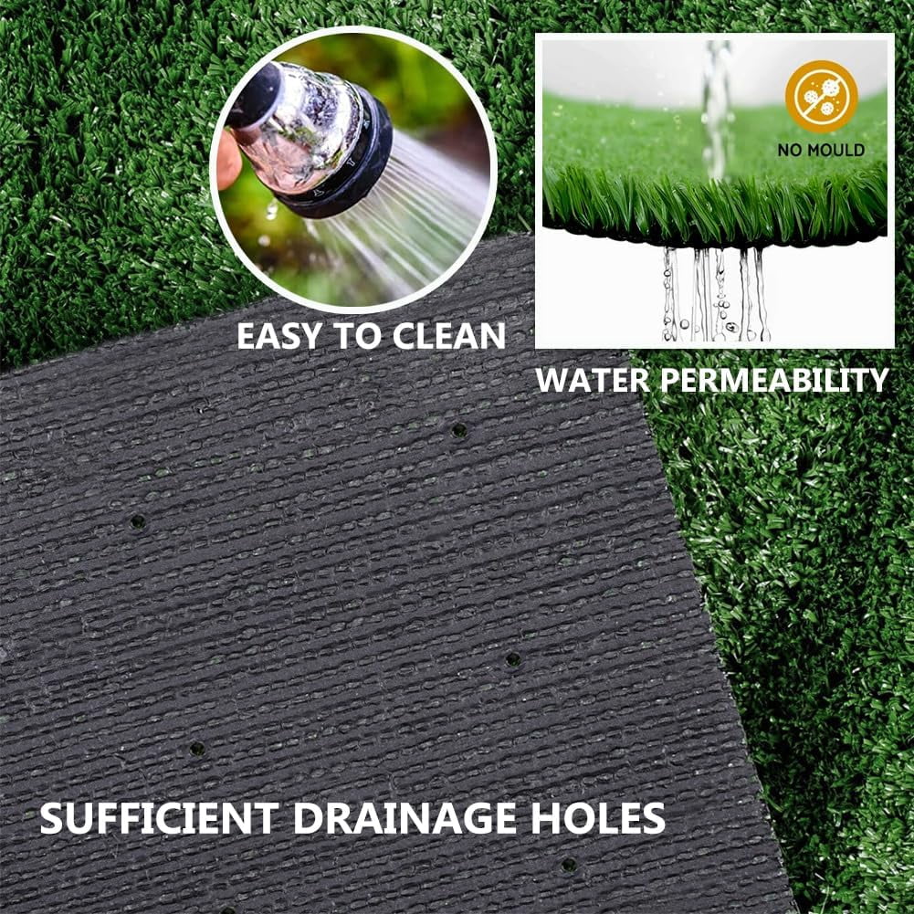 Artificial Turf Grass, 4FT x 67FT Soft Synthetic Lawn for Outdoor ...