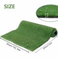 Artificial Turf Mat with Drainage Holes, 5 ft x 25 ft Fake Grass Rug ...