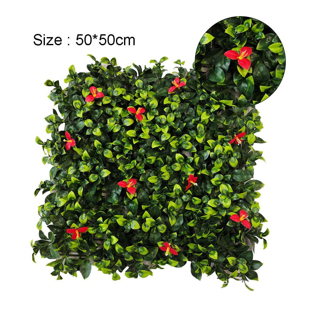 Artificial Turf Plant Walls Foliage Hedge Grass Mat Greenery Panels ...
