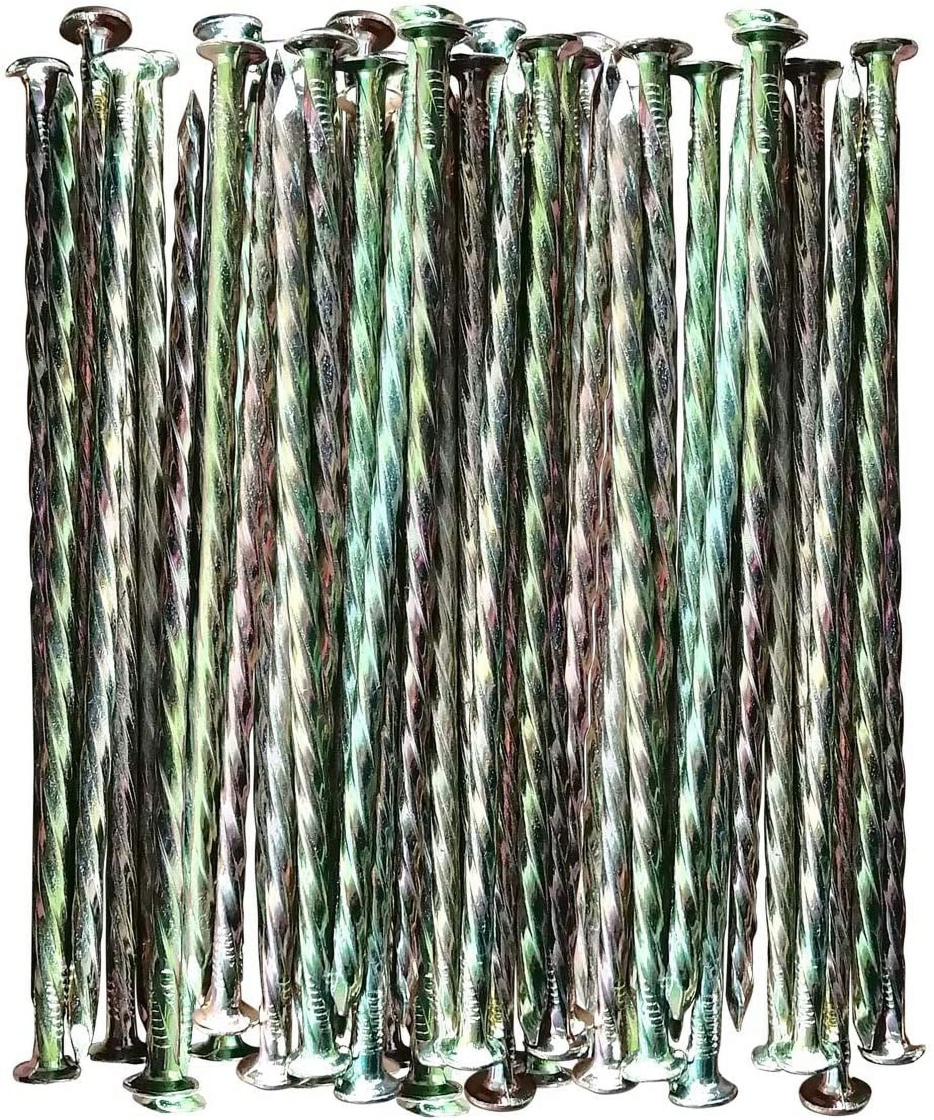 Artificial Turf Stakes Galvanized Metal Spiral Landscape Spikes for ...
