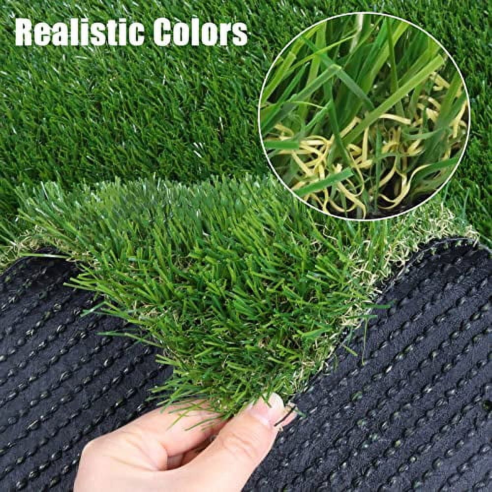 Artificial Turf Synthetic Grass 4 FT * 6 FT, 1.38" Pile High ...
