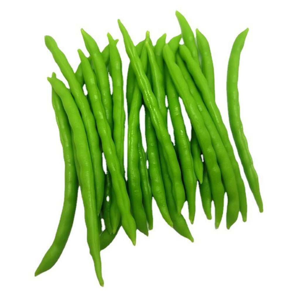 Artificial Vegetables Fake Green Beans Plastic Lifelike Display Home ...