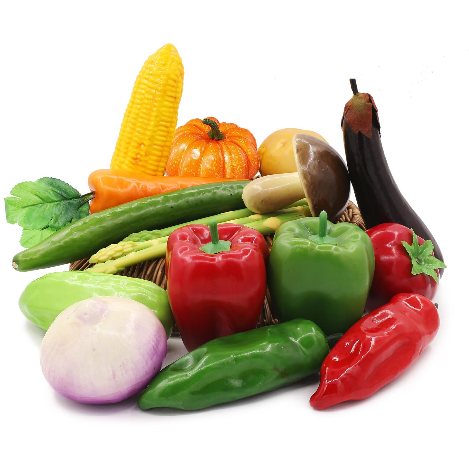 Artificial Vegetables, Fake Vegetables Lifelike Faux Pepper Potato ...