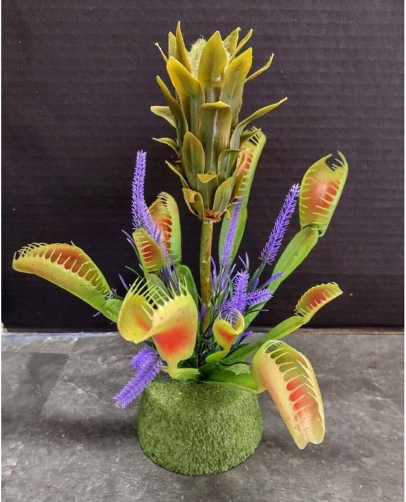 Artificial Venus Fly Trap with A Green Protea. Carnivorous Silk - Walmart.com