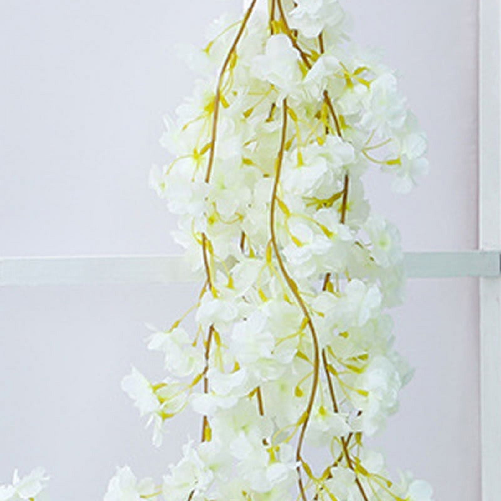 Artificial Vine Cherry Flower Sakura Blossom Garland Home Decoration ...