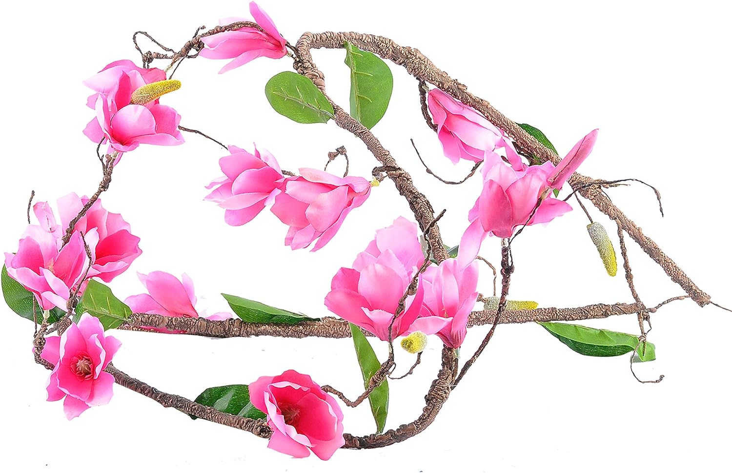 Artificial Vine with Yulan Magnolia Denudata 6 Feet Long Stem with ...