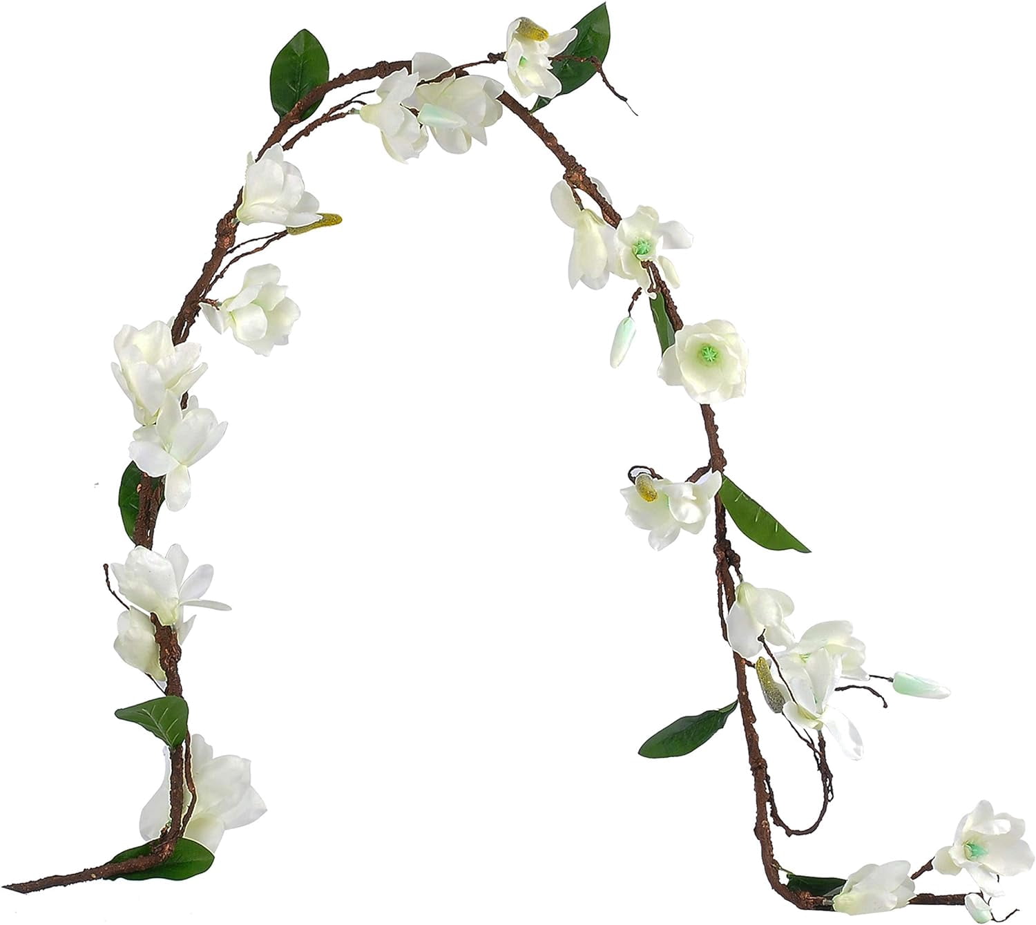 Artificial Vine with Yulan Magnolia Denudata 6 Feet Long Stem with ...