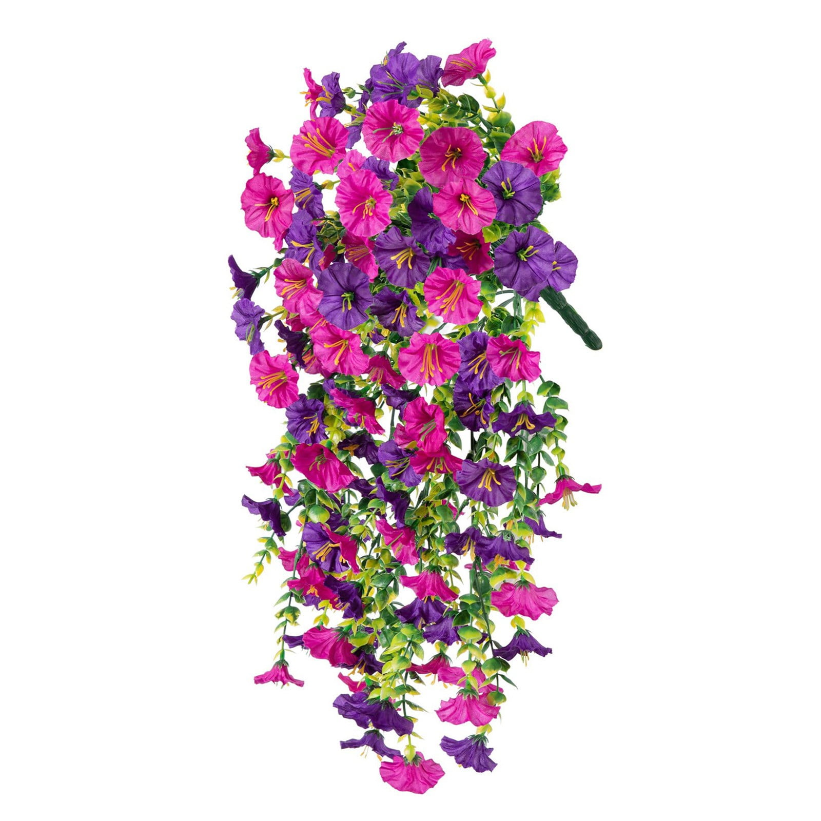 Artificial Vines 15Feet Silk Flower Garland for Outdoors Purple Morning ...