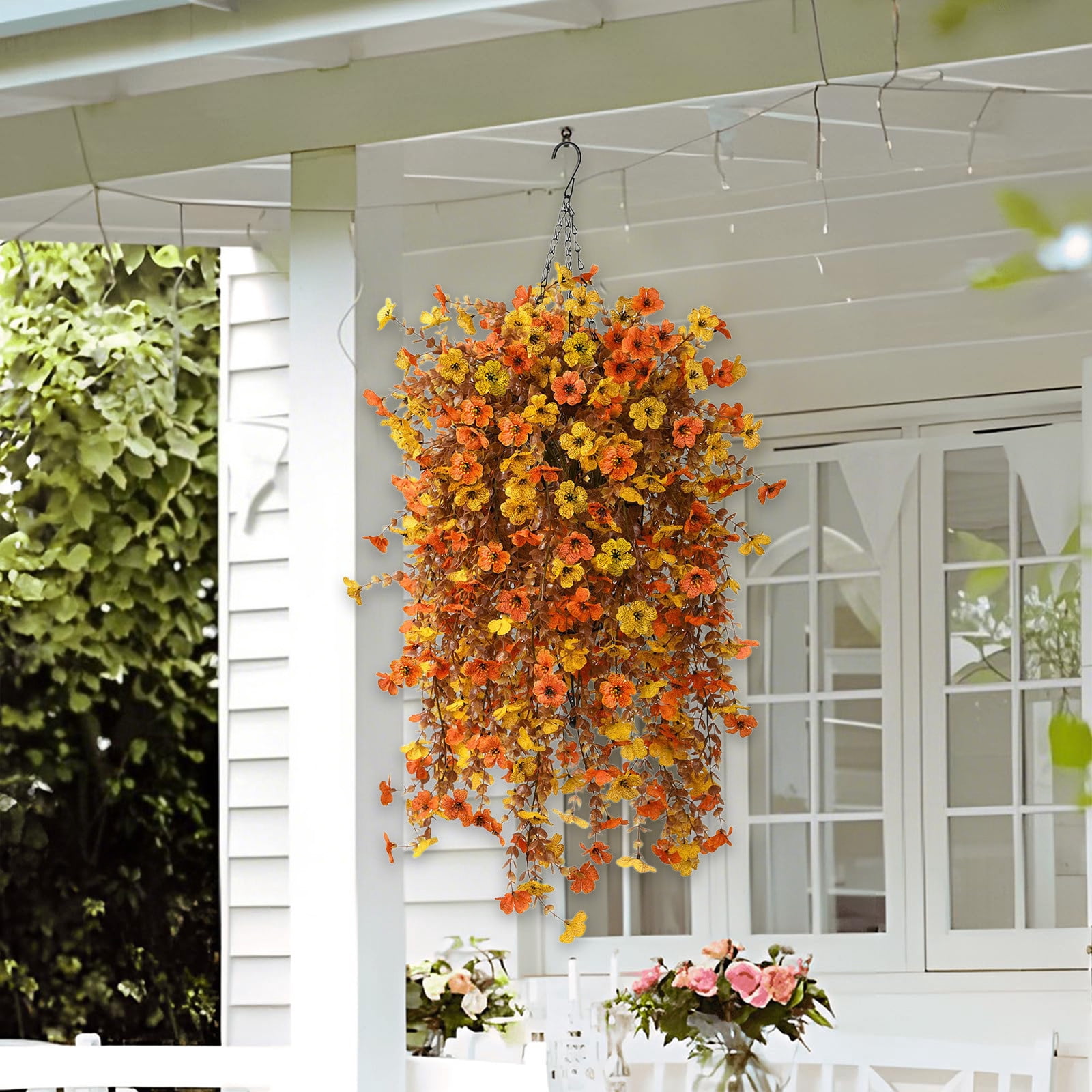 Artificial Violet Cane Flowers | Lifelike Climbing Rattan Design | 68cm ...