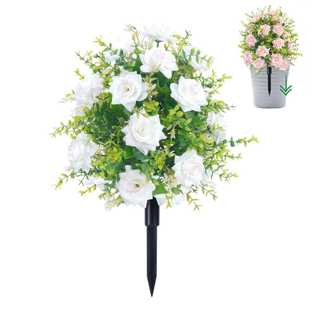 Artificial Violet Floor Insert with Lifelike Petals and Stems for ...