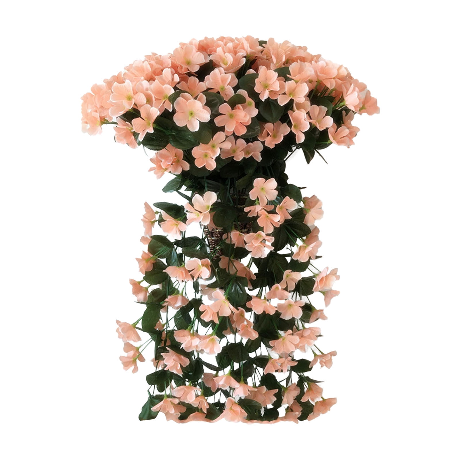 Artificial Violet Flower Basket Hanging Garland Vine Flowers Simulation ...