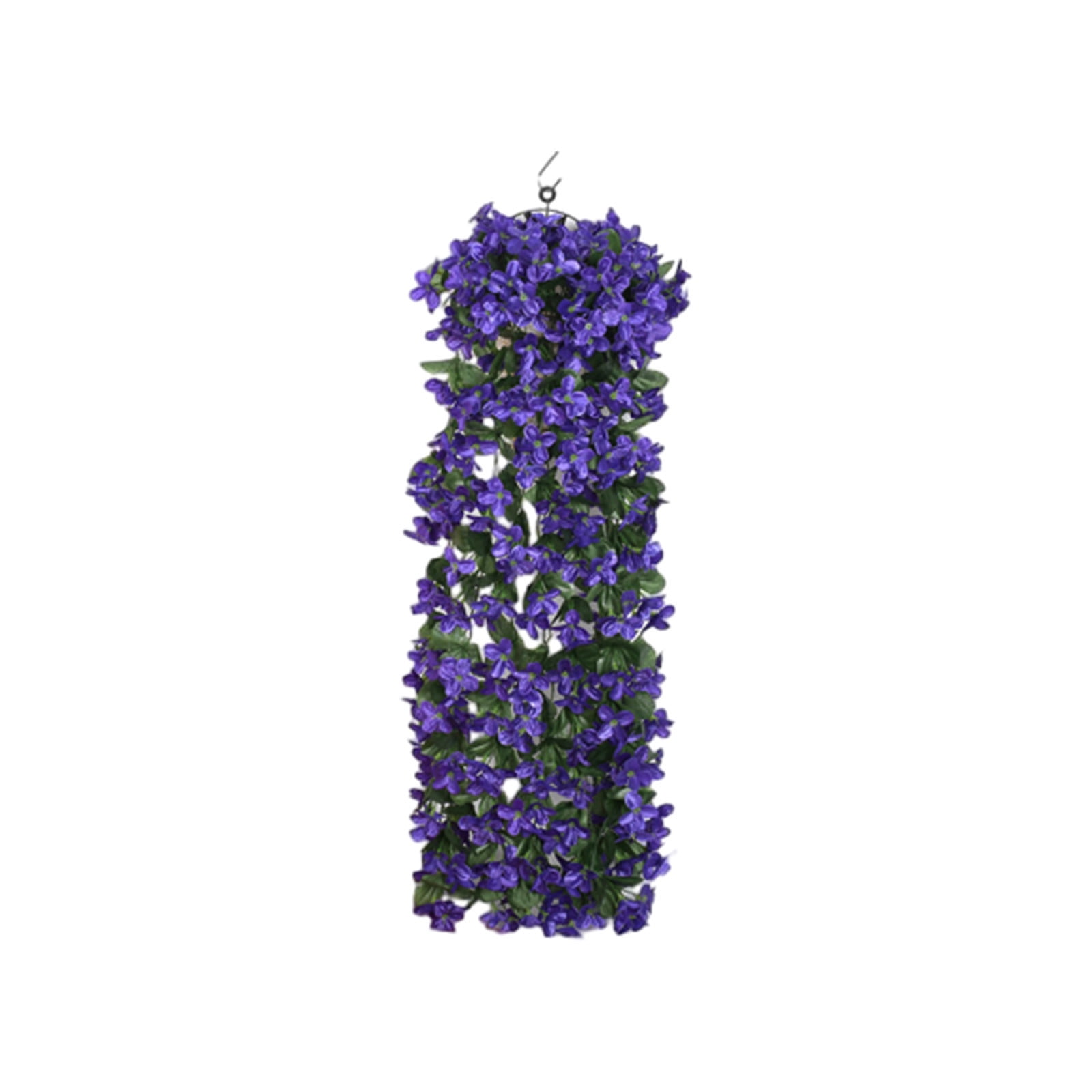 Artificial Violet Flower Garland, 27.5 Inch Hanging Vines with Silk ...