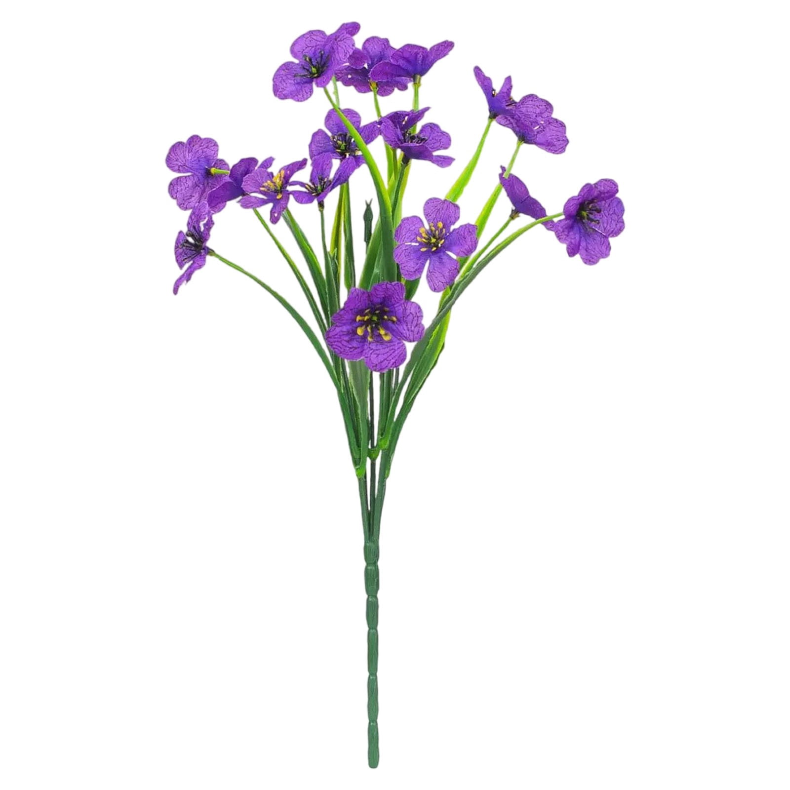 Artificial Violet Flowers Bouquet, Realistic Spring Grass Violet for ...