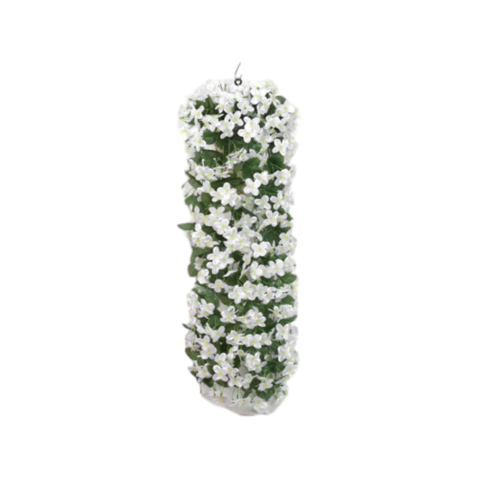 Artificial Violet Garland White Silk Flower Wall Hanging Wedding Home ...