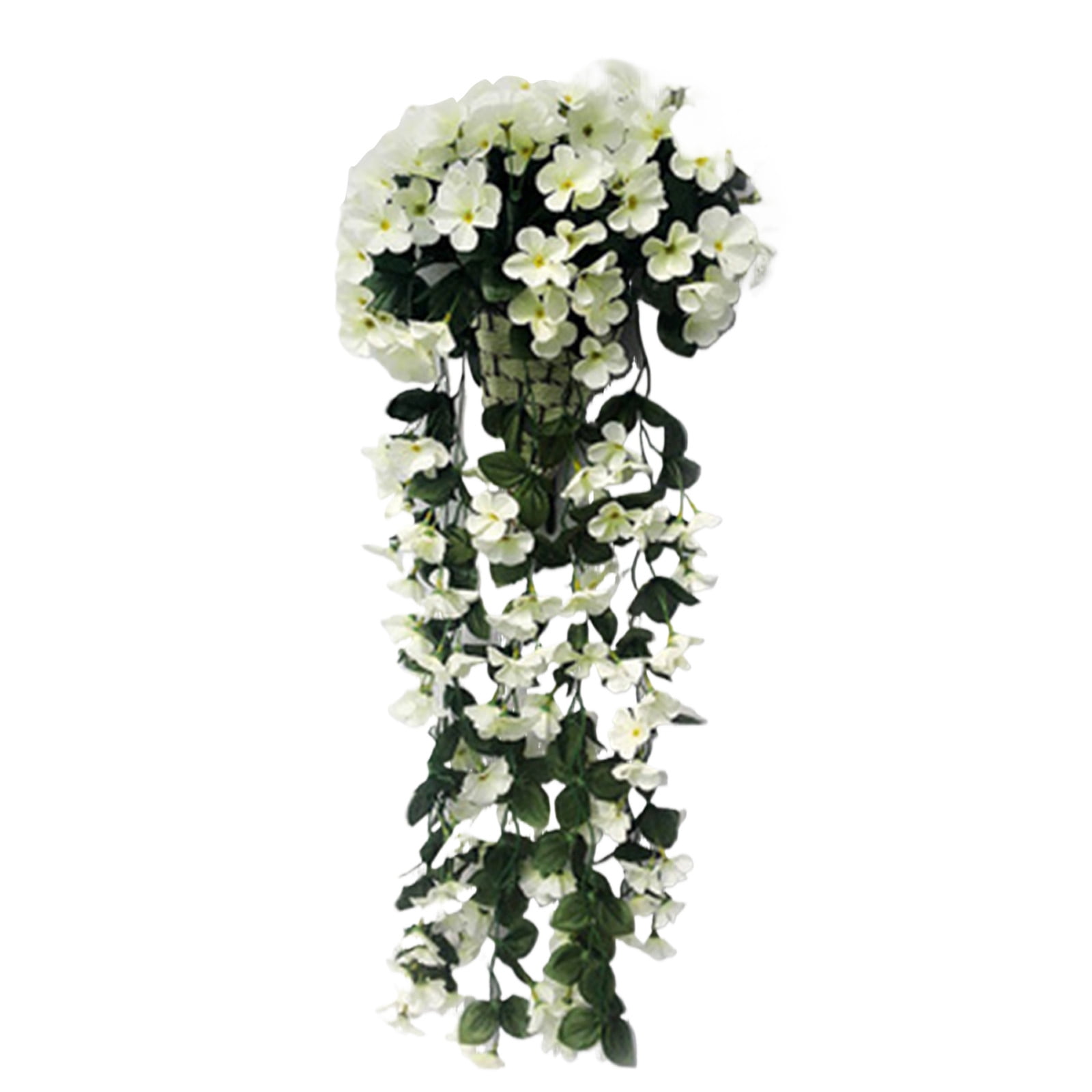 Artificial Violet Hanging Fake Flower Vine 31 Inch Faux Silk Decorative ...
