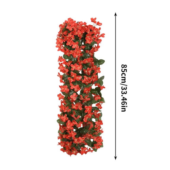 Artificial Violet Silk Flower Wall Hanging for Wedding, Home, Living ...