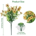 Artificial Violet Simulation Flower Plant for Wall Home Decoration ...
