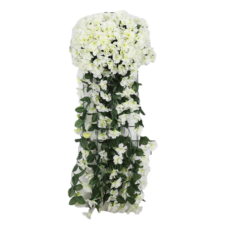 Artificial Violets Wall Hanging Flower Realistic Faux Floral ...