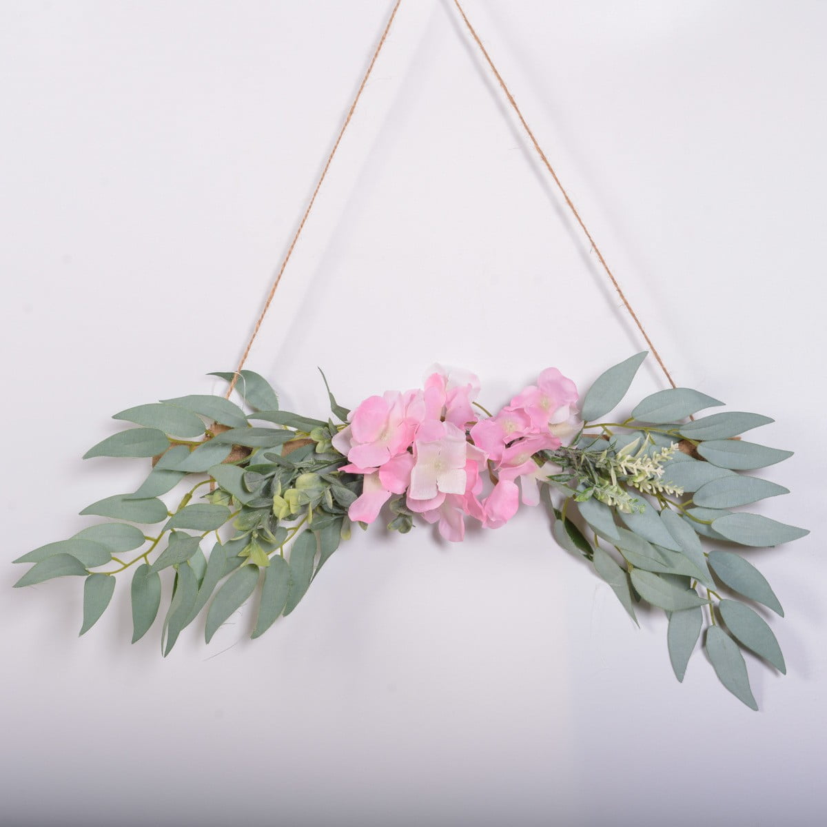 Artificial Wall Decor Flower Garland Farmhouse Hanging Leaves with ...