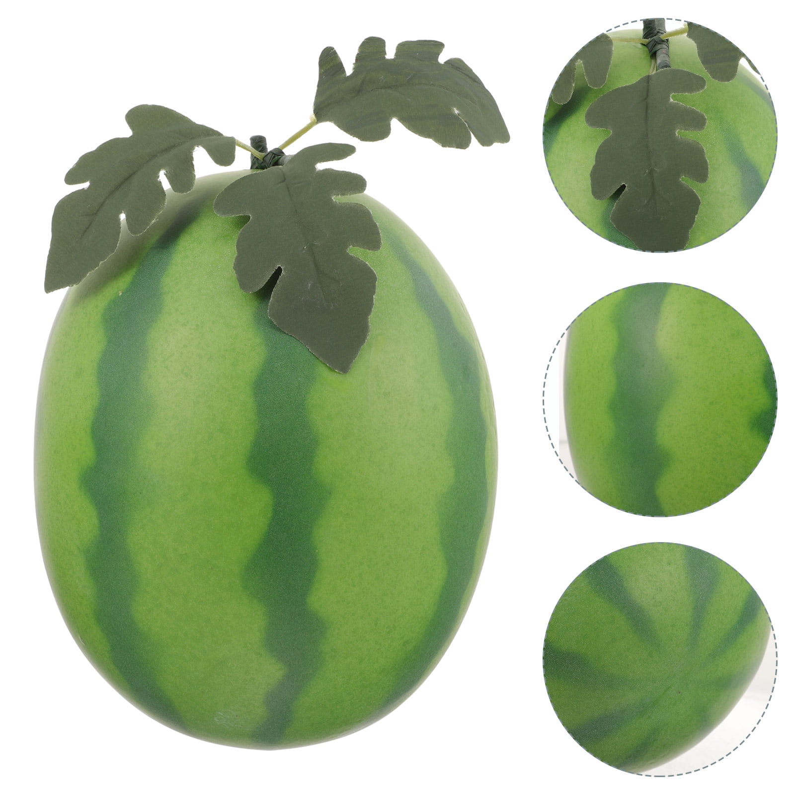 FRCOLOR Green Foam Artificial Watermelon, Vivid Photo Prop for ...