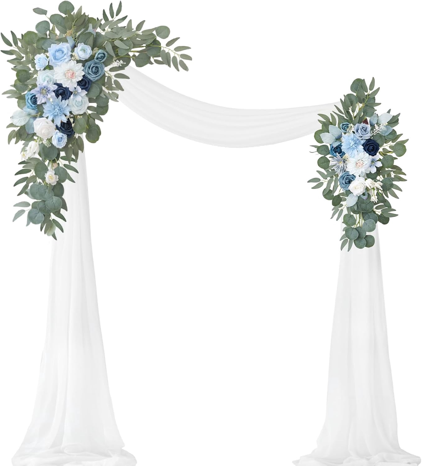 Artificial Wedding Arch Flowers Kit,Artificial Flower Arch Decor, Sheer ...