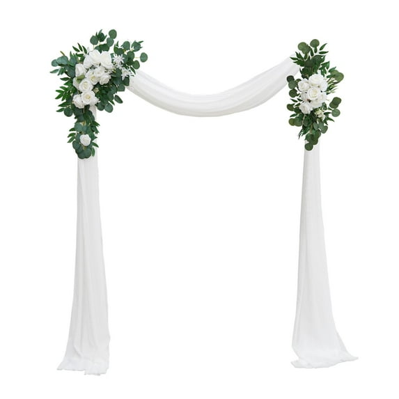 Artificial Wedding Arch Flowers, Rustic Wreath Garlands Flower Swag for ...