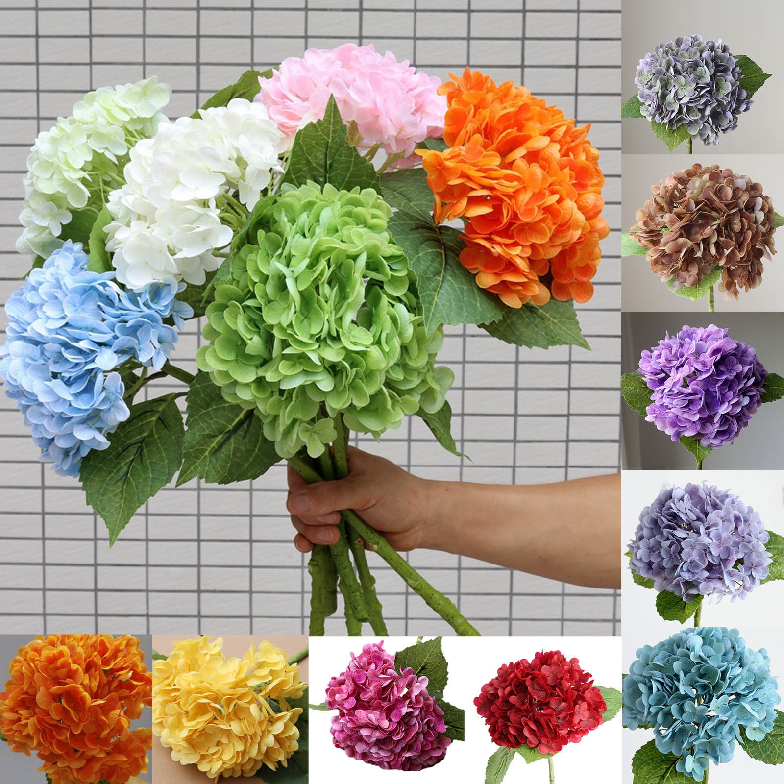 Artificial Wedding Flowers Embroidered Ball Realistic Moisturizing ...