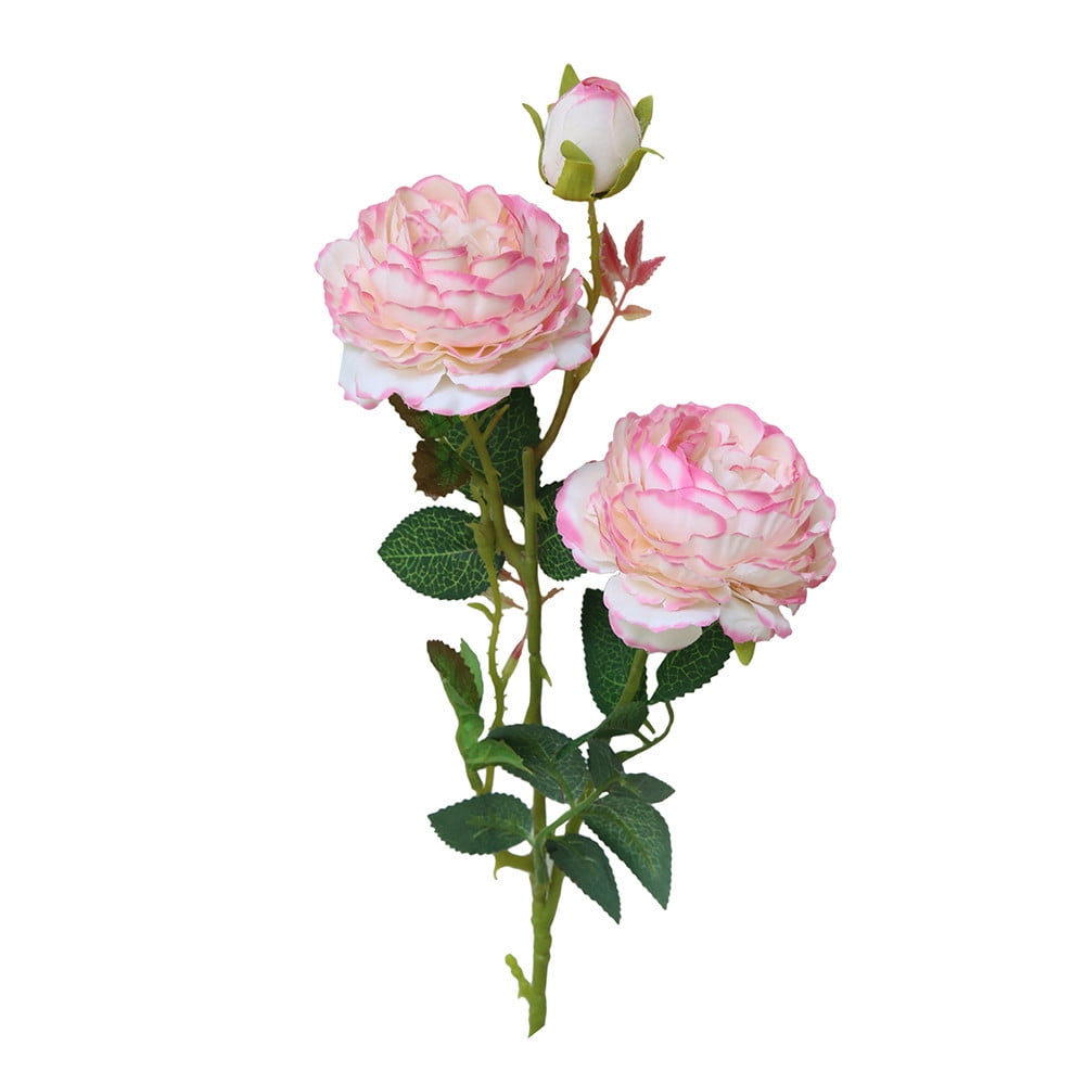 Artificial Western Rose, Peony Artificial Fake Western Rose Flower ...
