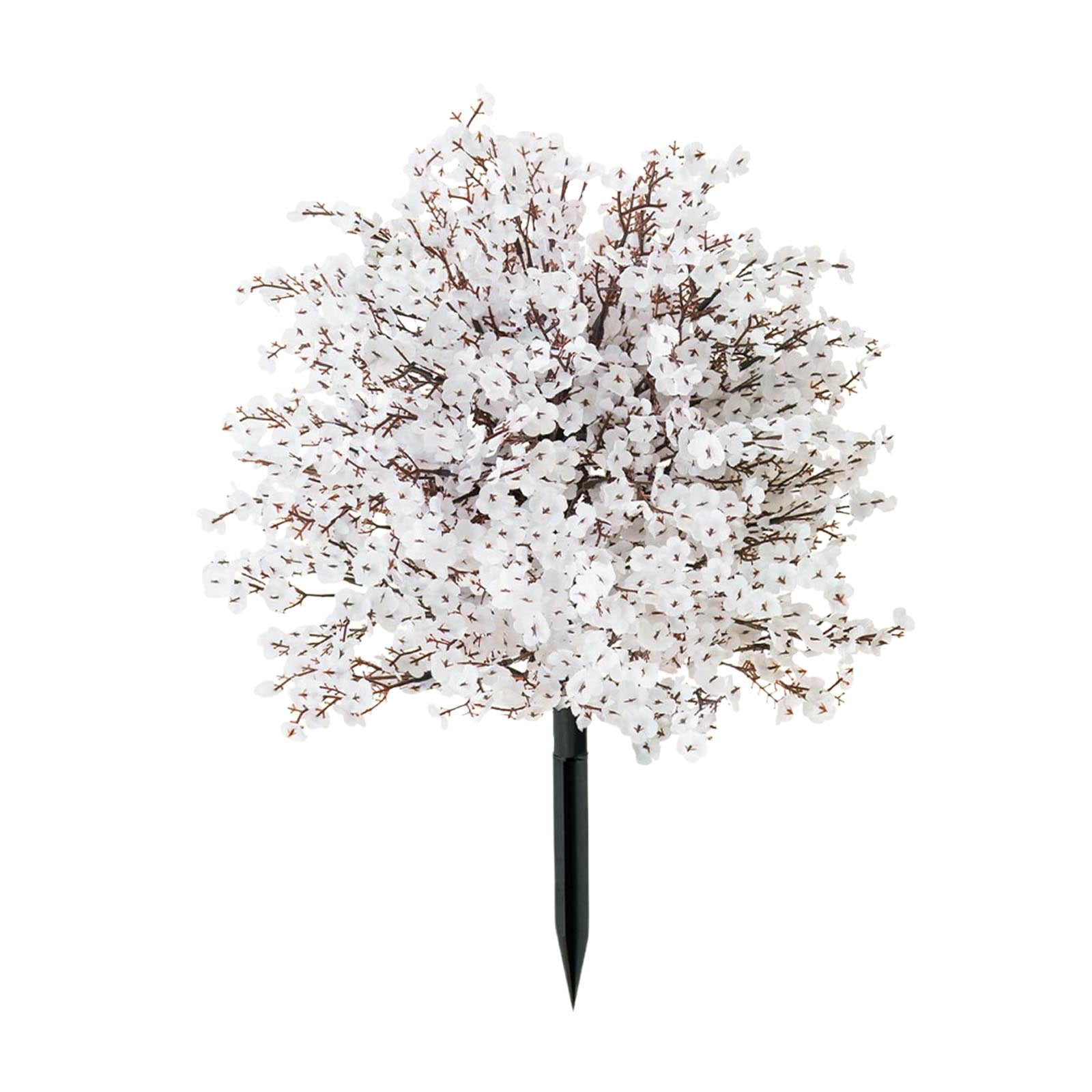 Artificial White Gypsophila Ground Studs, Fake Plants for Courtyard ...