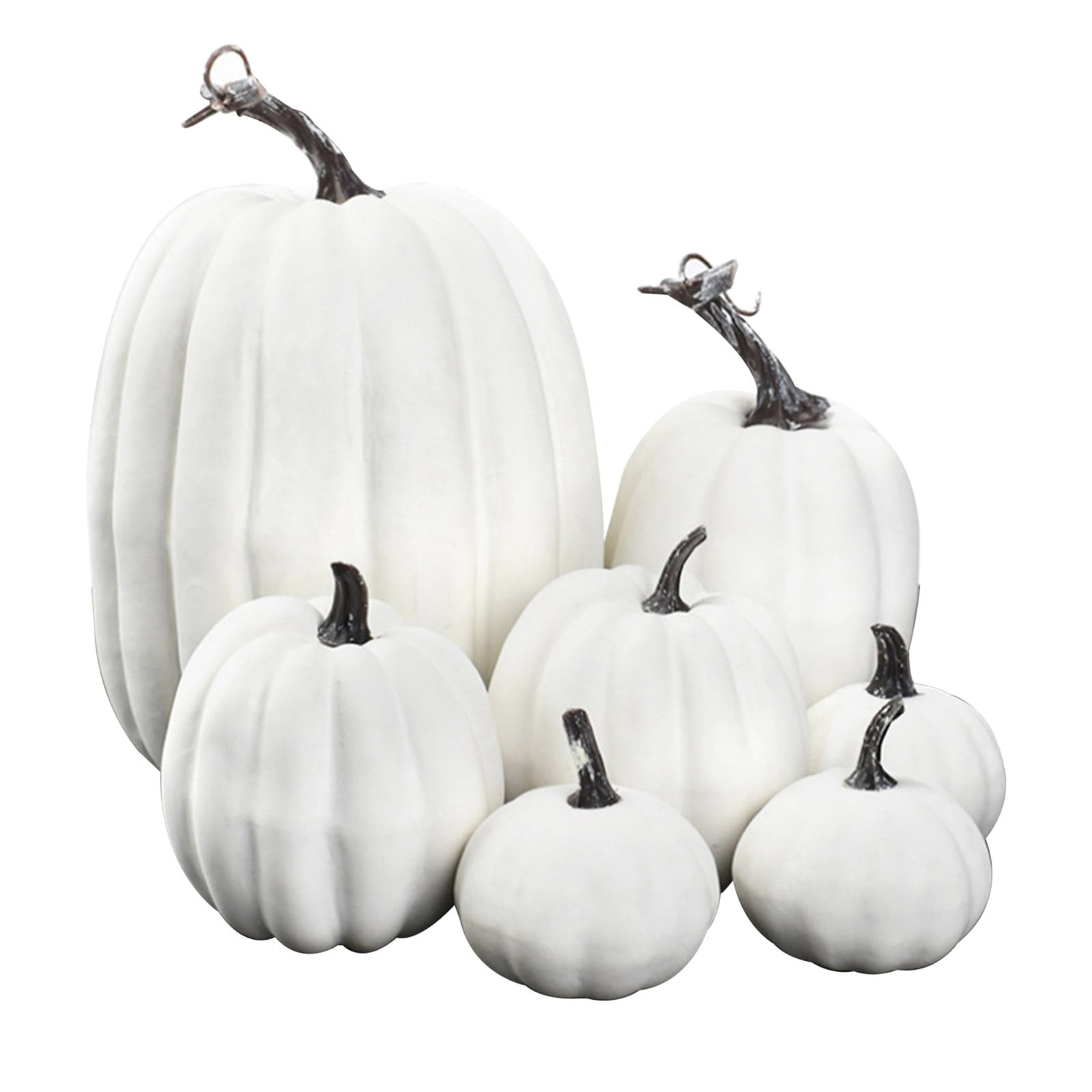 Artificial White Pumpkins Bulk Harvest Pumpkins for Fall Wedding ...