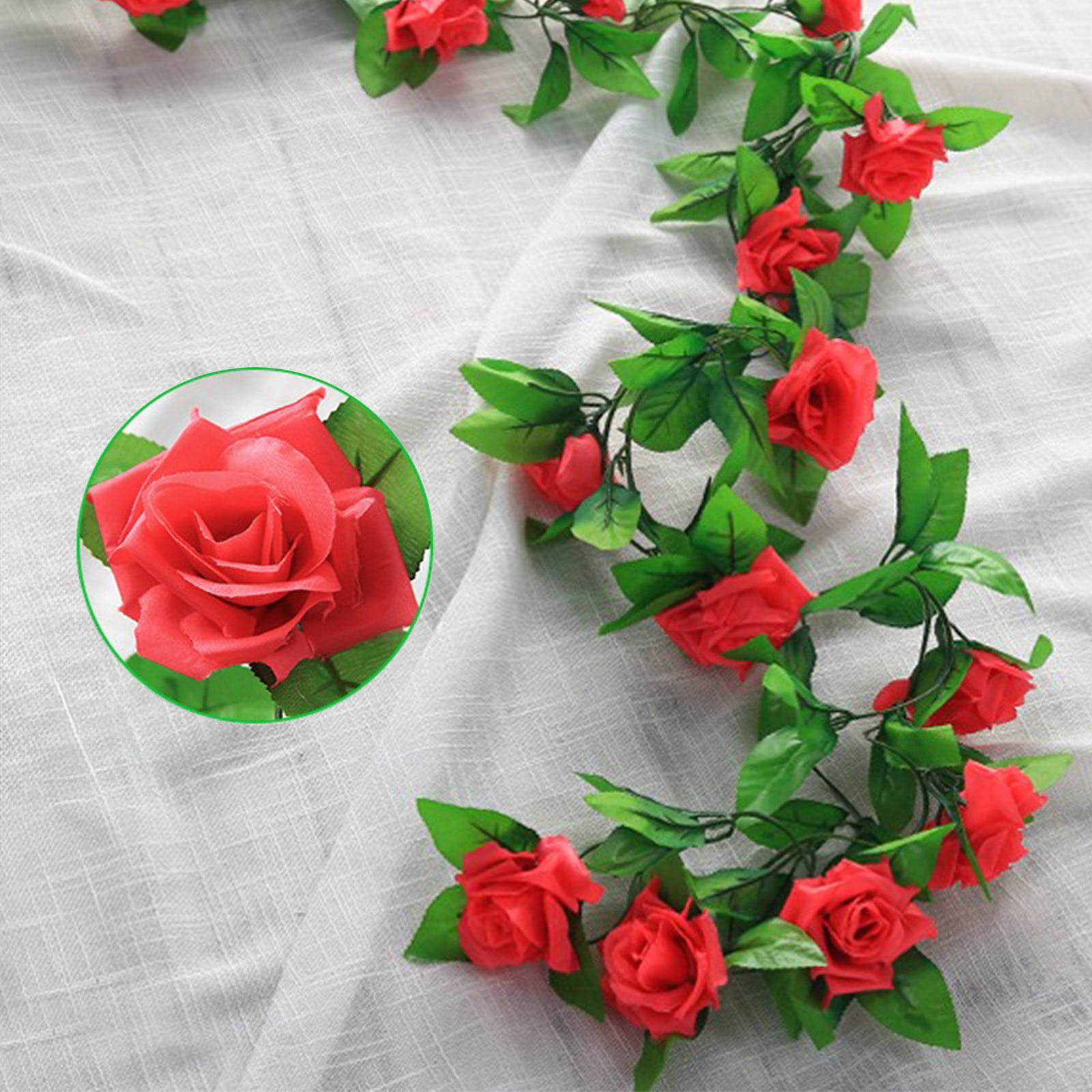 Artificial Wildflower Wreath Pink Spring Summer Indoor Outdoor Decor 94 ...
