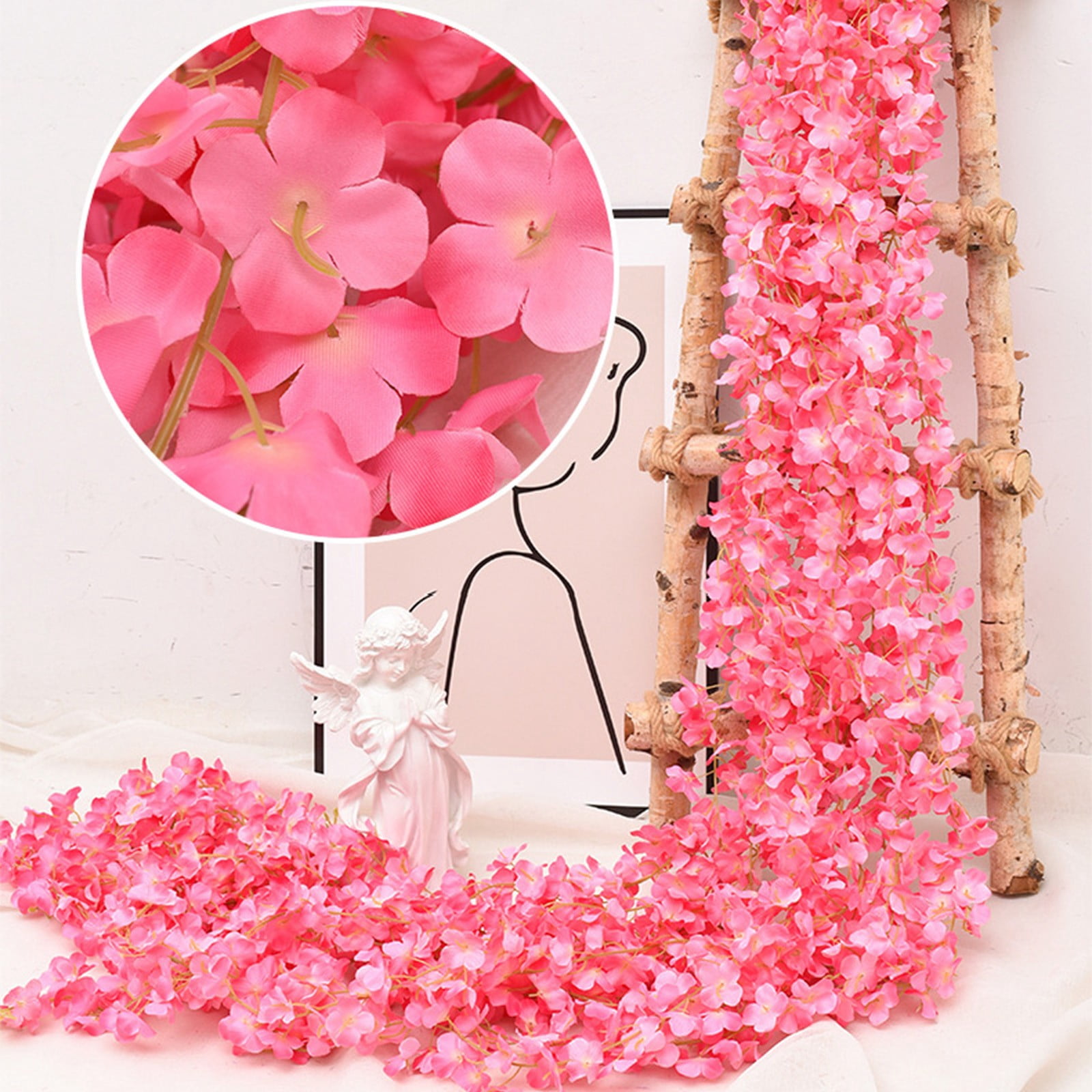 Artificial Wisteria,Artificial Wisteria Hanging Flowers,Artificial ...