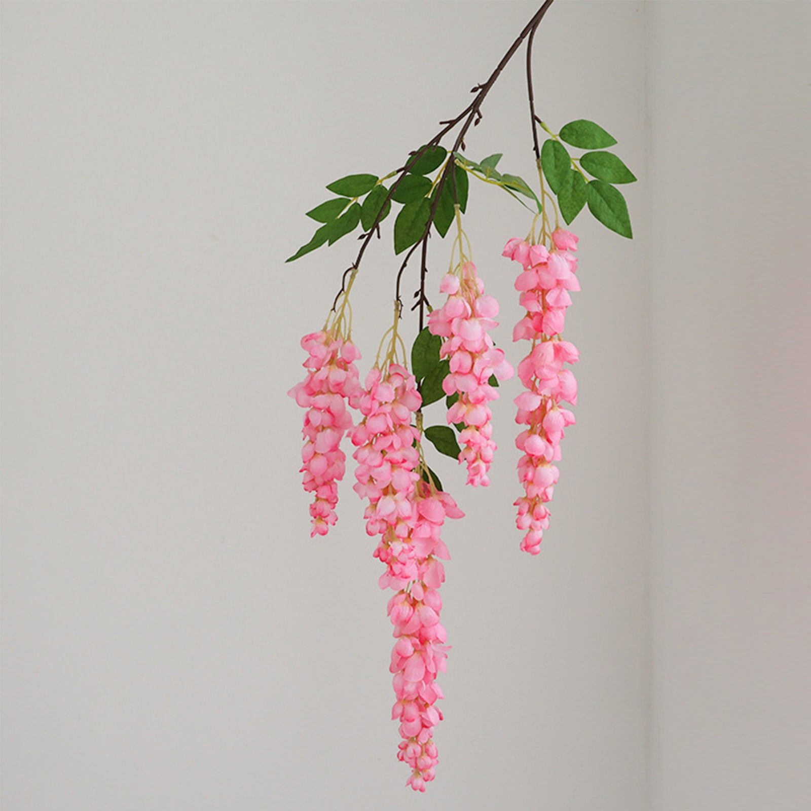 Artificial Wisteria Flower Long Stem 120cm, Purple White Blue Pink Soft ...