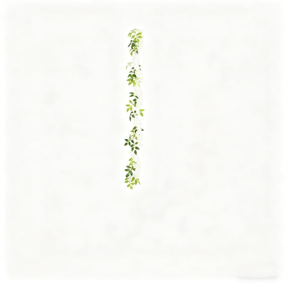 Artificial Wisteria Garland - 6.2FT Fake Silk Flower Vines with Green ...