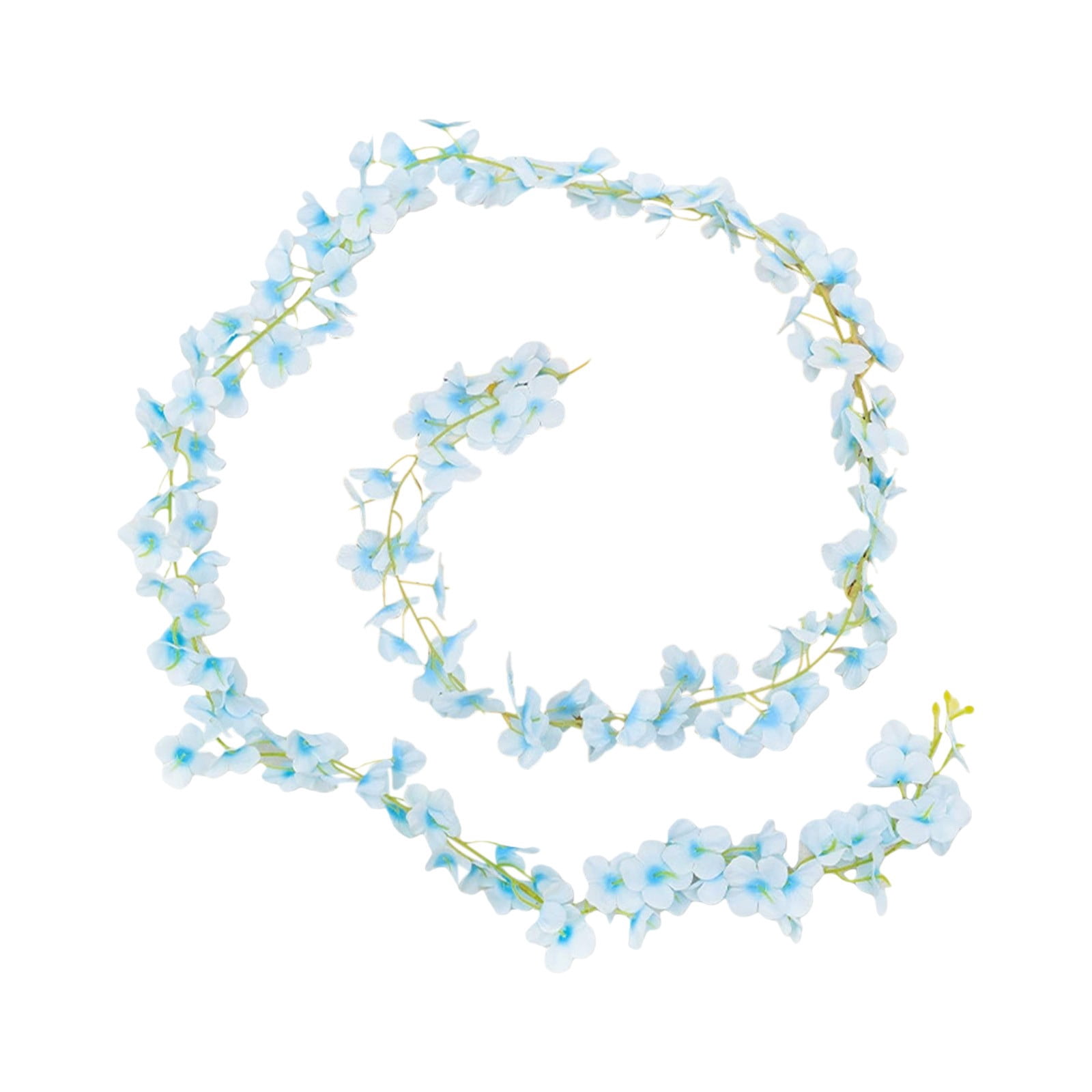 Artificial Wisteria & Hydrangea Garland Flower Vine Decoration, Ngxiha ...