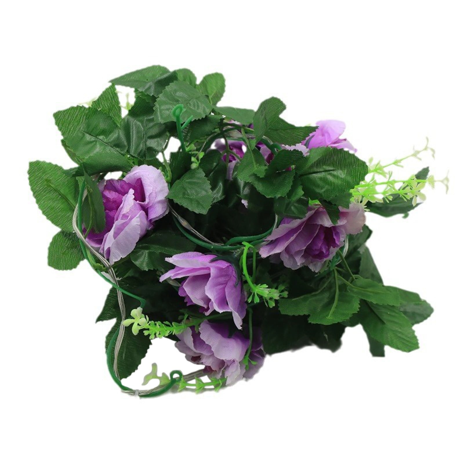 Artificial Wisteria Vine,Flower String Lights,Vines For Bedroom,LED ...