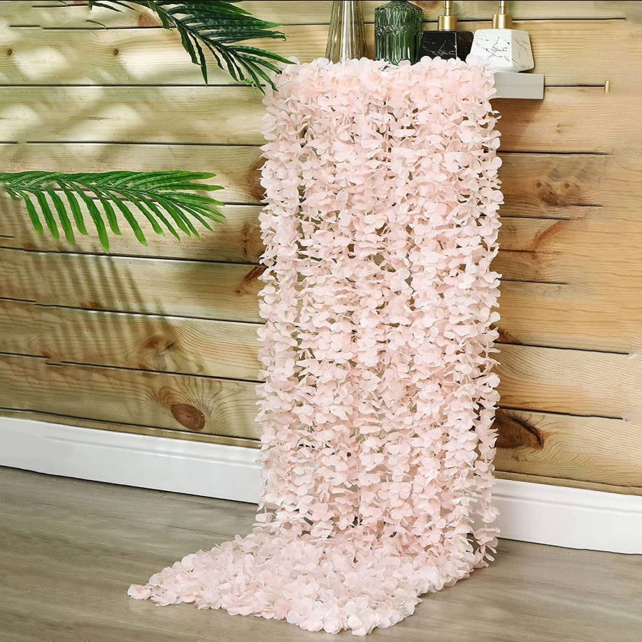 Artificial Wisteria Vines & Hydrangea Clusters 10 Pack Hanging Flower ...