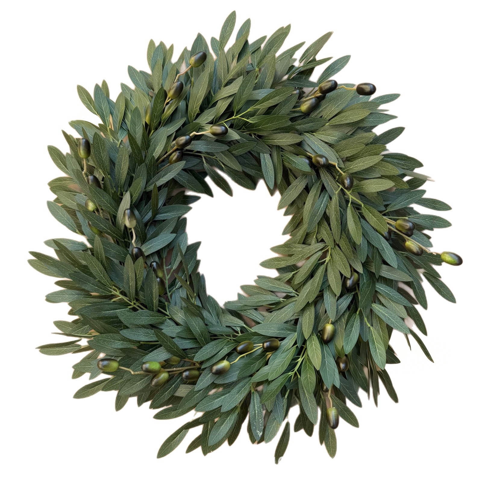 Artificial Wreath Wall Wreath Olive Wreath With Silk Material For ...