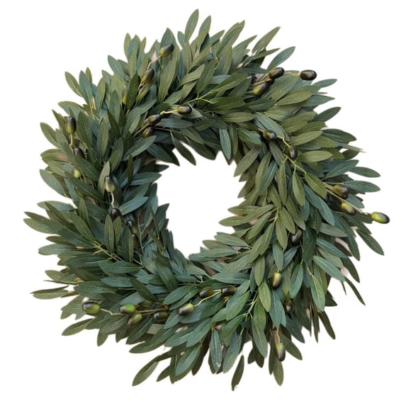 Artificial Wreath Wall Wreath Olive Wreath With Silk Material For ...