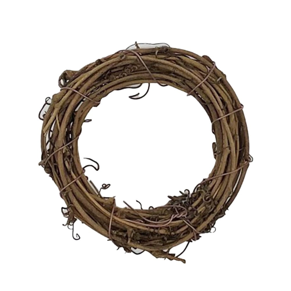 Artificial Wreath Wicker Vine Ring Festival Rattan Party Decoration ...