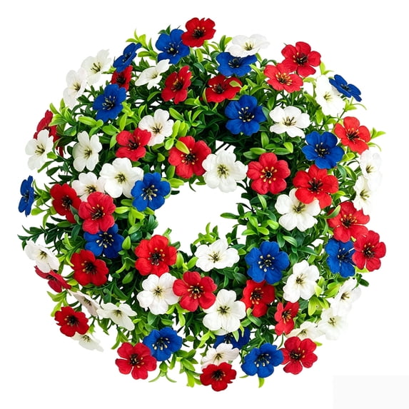 Artificial Wreath for Front Door – Spring, Summer, Multi-Occasion ...